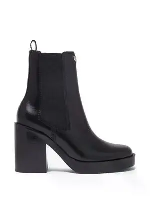 Maje Heeled Leather Chelsea Boots