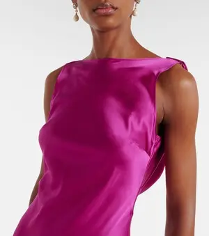 Nina Ricci Open-back Maxi Dress - Pink