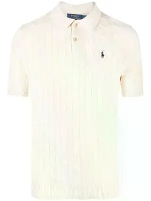 Polo Ralph Lauren Polo Pony Cable-knit Polo Shirt
