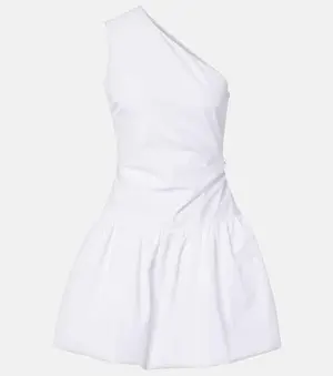 PATOU Gathered Faille Minidress