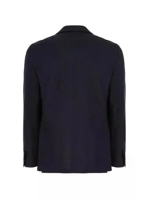 LARDINI Wool Button Suit - Blue
