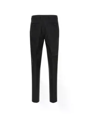 Tagliatore Virgin-wool Tailored Suit - Black