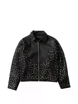 WHO DECIDES WAR Studded Trucker Jacket