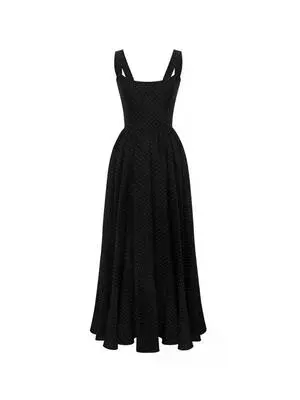 POST MERIDIEM Sequin-embellished Maxi Dress - Black
