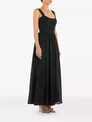 POST MERIDIEM Sequin-embellished Maxi Dress - Black