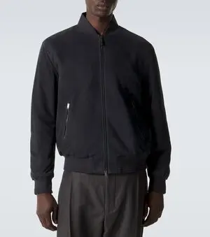 TOD'S Suede Bomber Jacket