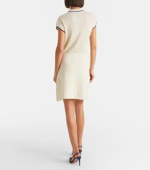 Valentino Garavani Cotton-blend Minidress - White