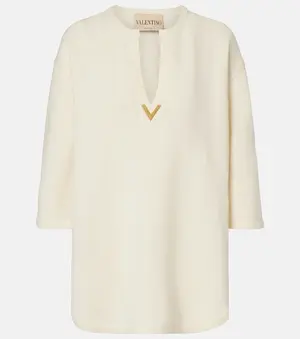 VALENTINO Valentino V-Neck Virgin Wool Sweater
