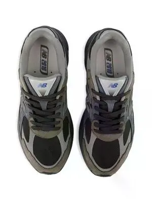 NEW BALANCE 2010 Suede-panel Sneakers - Green