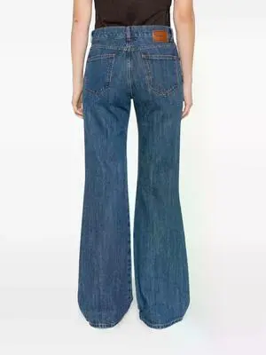 P.a.r.o.s.h Flared Five-pocket Jeans