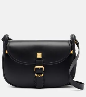 Valentino Garavani Flaneuse Rockstud Medium Leather Crossbody Bag - Black