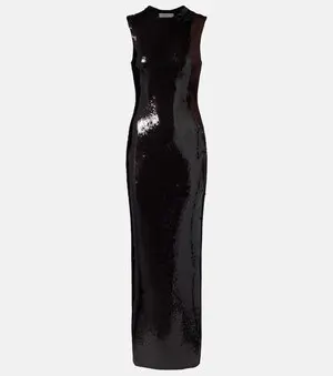 Christopher Esber Sequined Gown - Brown
