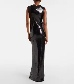 Christopher Esber Sequined Gown - Brown