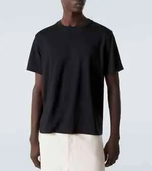 FRAME Cotton Jersey T-shirt - Black