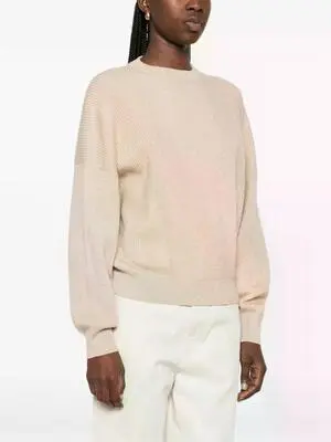 Brunello Cucinelli Ribbed Crew-neck Sweater