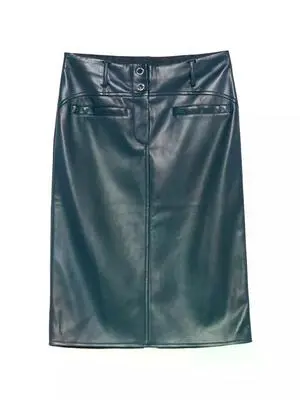 Patrizia Pepe Logo-button Mini Skirt