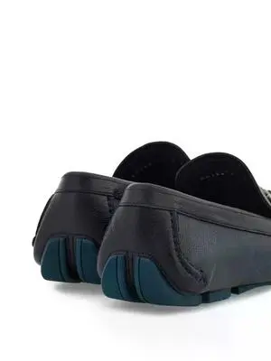 FERRAGAMO Gancini Hardware Loafers - Blue