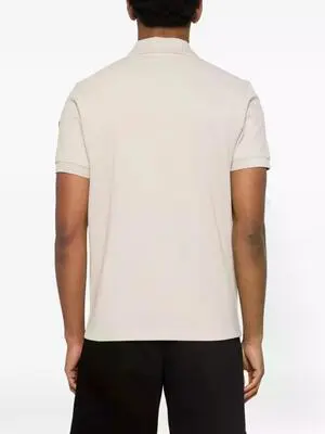 Moncler Button Polo Shirt - Neutrals