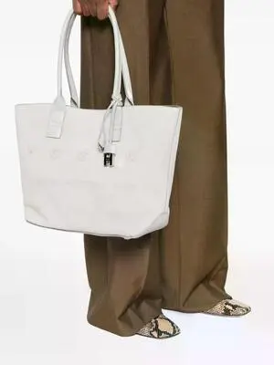 Hogan Embossed Lettering Tote Bag - Grey