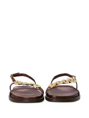 KOTRIS SANDALS Embellished Flat Sandals