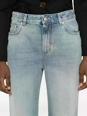Alexander McQueen Straight-leg Cotton Jeans - Blue