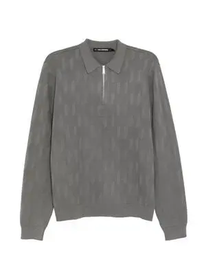 Karl Lagerfeld Monogram Zipped Sweater