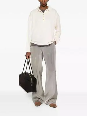 Khaite Faithful Polo Top - Neutrals