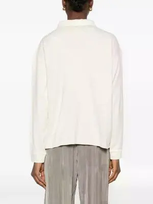 Khaite Faithful Polo Top - Neutrals