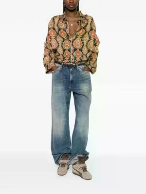 R13 Paisley Print Button-up Shirt