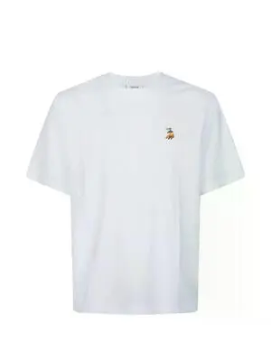 Maison Kitsuné Embroidered T-shirt - White