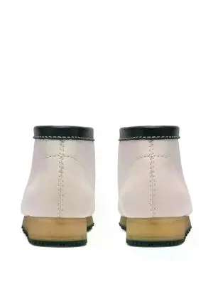 Clarks Leather Desert Boots - White