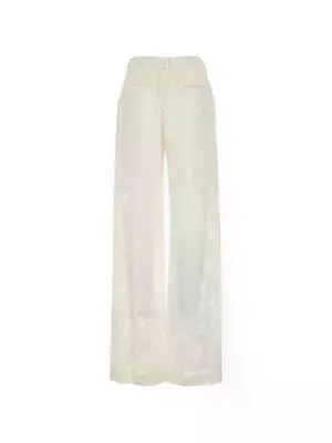 PT TORINO Floral Wide Leg Trousers