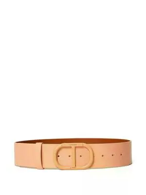 TWINSET Oval T Buckle Belt - Neutrals
