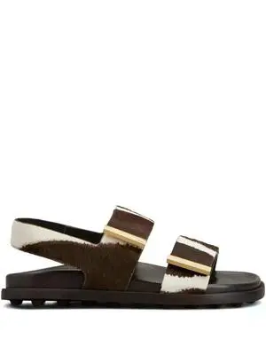 TOD'S Strap-detail Sandals - Brown