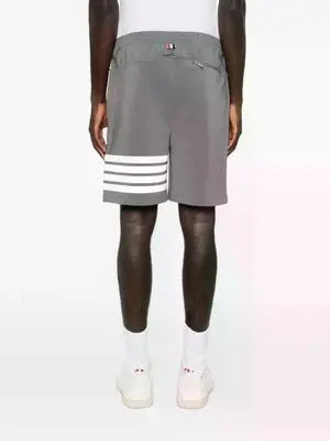Thom Browne Stripe-detail Shorts - Grey