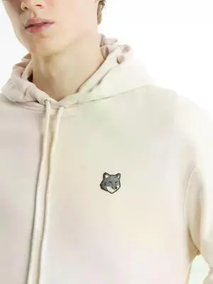 Maison Kitsuné Fox-head Hoodie - Neutrals
