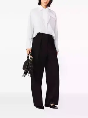 Maje Pleated Trousers - Black