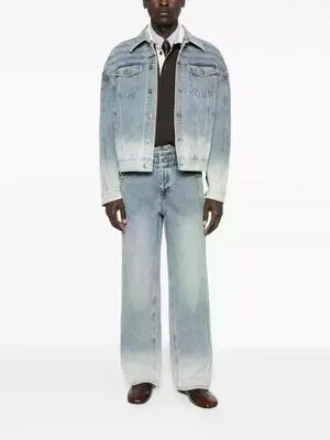 FENG CHEN WANG Faded-effect Denim Jeans