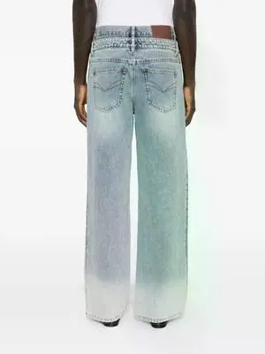 FENG CHEN WANG Faded-effect Denim Jeans