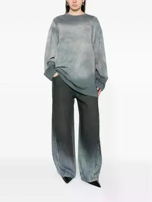 FENG CHEN WANG Gradient-effect Denim Jeans