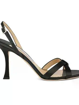JIMMY CHOO Elsy Leather Slingback Sandals