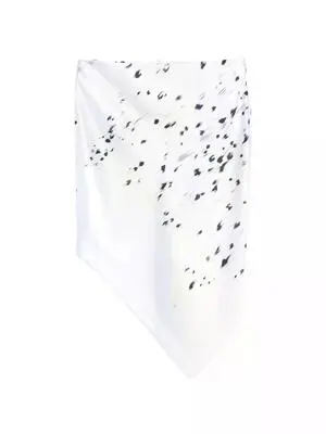 IRO PARIS Print Midi Skirt - White