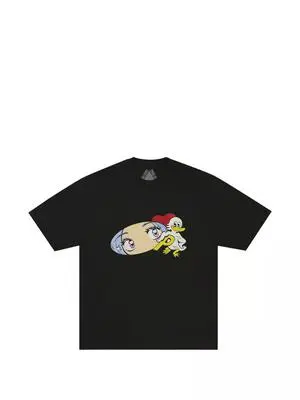 PALACE Cartoon-print T-shirt - Black