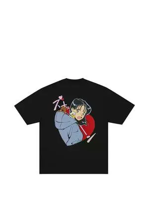 PALACE Cartoon-print T-shirt - Black