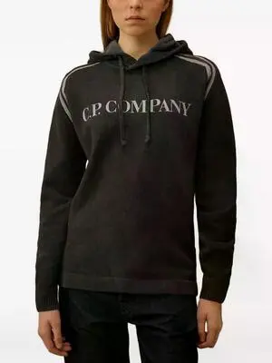 C.P. COMPANY Logo Stripe Hoodie