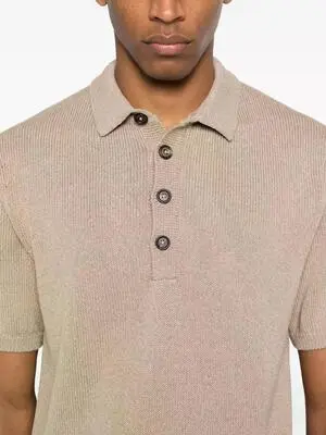 Eleventy Knitted Polo Shirt
