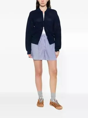 P.a.r.o.s.h Zip-up Long-sleeve Cardigan - Blue