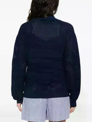 P.a.r.o.s.h Zip-up Long-sleeve Cardigan - Blue
