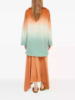 Alanui Fringed Cardigan-coat - Orange