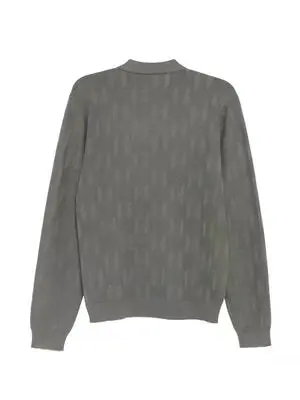 Karl Lagerfeld Monogram Zipped Sweater